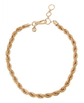 Steve Madden Chunky Rope Chain Necklace - Macy's