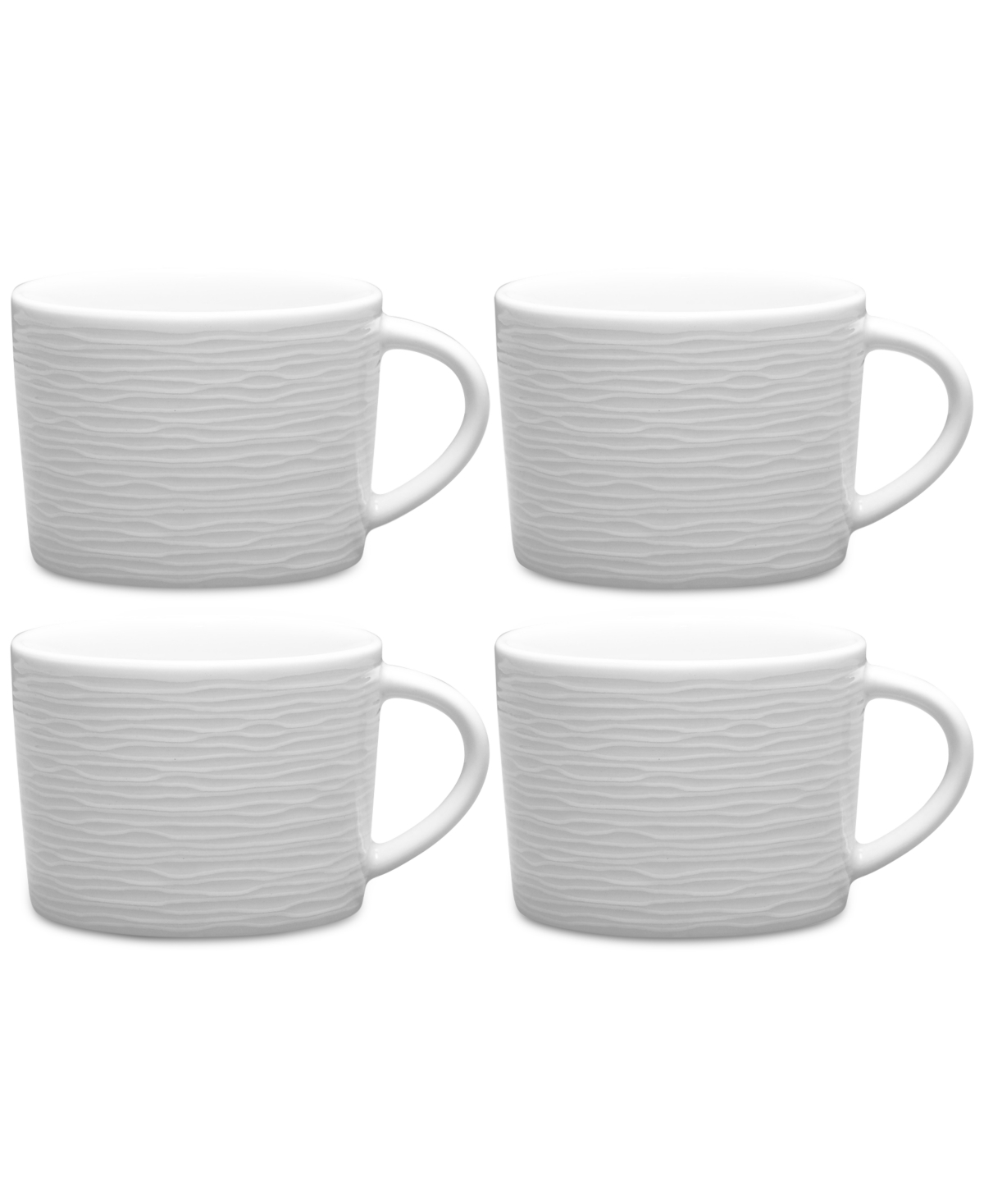 Click here for Noritake Swirl Cups  Set of 4 - White prices