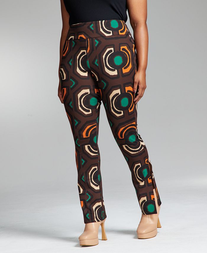 INC International Concepts Ade Samuel for INC Women's Printed Ponte ...