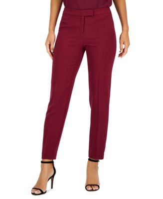 Anne Klein Women's Bowie Slim-Leg Ankle Pants - Macy's