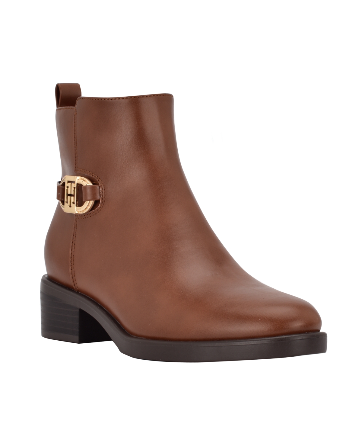 Click here for Tommy Hilfiger Womens Imiera Ankle Boots - Cognac prices
