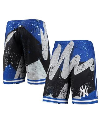 Men's Mitchell & Ness Black New York Yankees Hyper Hoops Shorts - Macy's