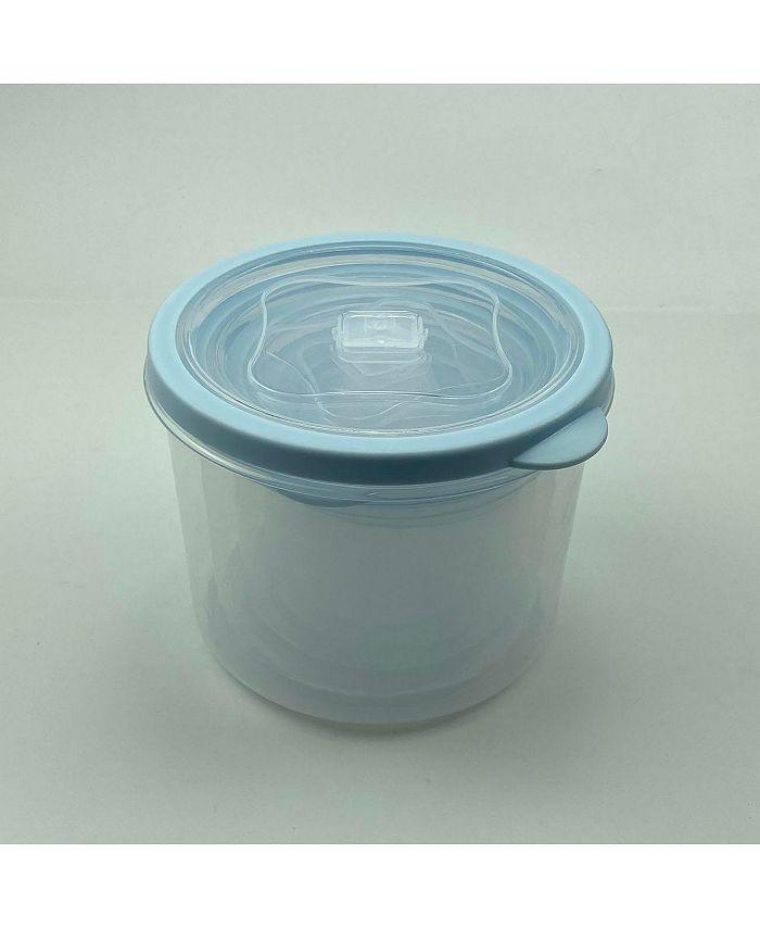 Art & Cook 10 Piece Round Plastic Food Storage Container with Vented ...