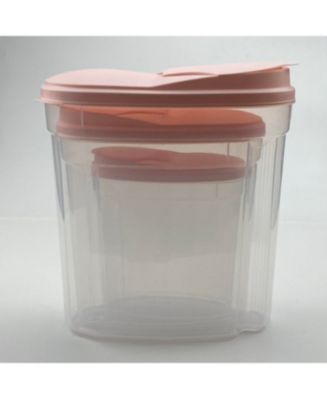 Art & Cook 6 Piece Plastic Food Storage with Pourable Lid Set - Macy's