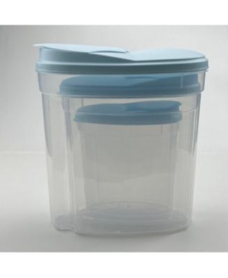 Art & Cook 6 Piece Plastic Food Storage with Pourable Lid Set - Macy's