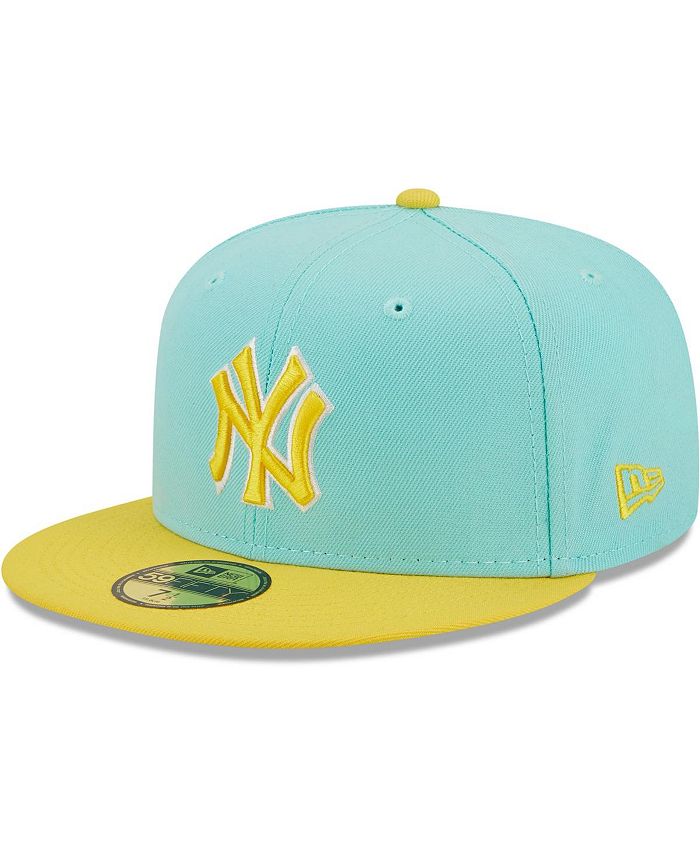 New Era Men's Turquoise, Yellow New York Yankees Spring Color Pack Two ...