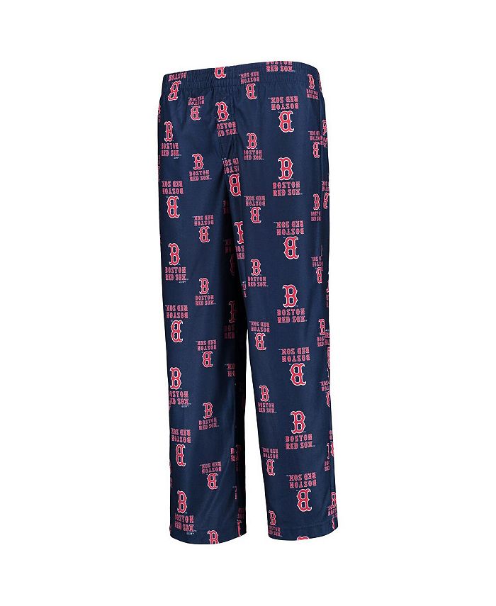 Outerstuff Big Boys Navy Boston Red Sox Team Color Printed Logo Pants ...