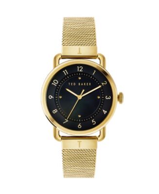 Ted Baker Women's Harriett Gold-Tone Stainless Steel Mesh Watch 38mm ...