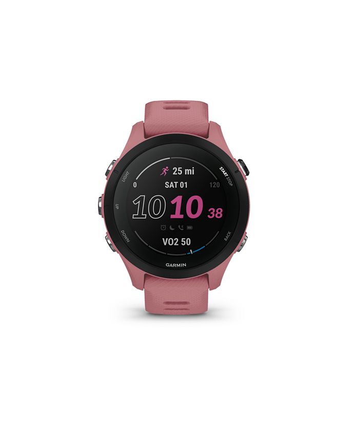 Garmin Unisex Forerunner 255s Light Pink Fiber- Reinforced Polymer Band ...
