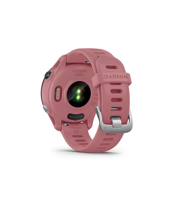 Garmin Unisex Forerunner 255s Light Pink Fiber- Reinforced Polymer Band ...