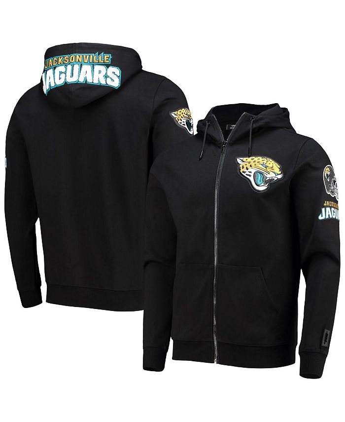 Pro Standard Men's Black Jacksonville Jaguars 4-Hit Full-Zip Hoodie ...