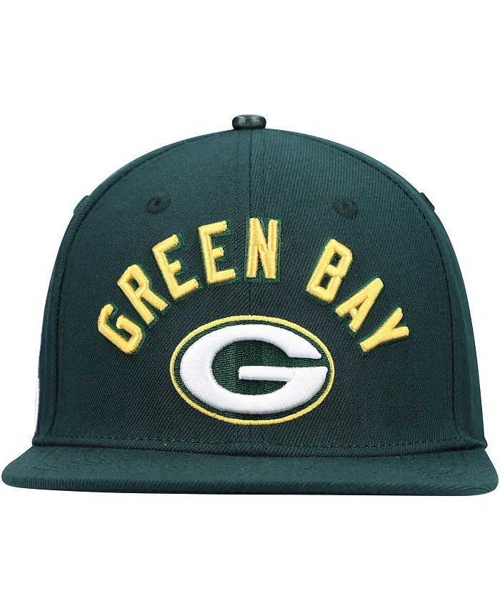 Pro Standard Men's Green Green Bay Packers Stacked Snapback Hat - Macy's