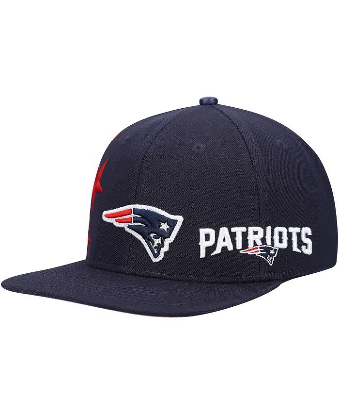 Pro Standard Men's New England Patriots Navy Stars Snapback Hat - Macy's