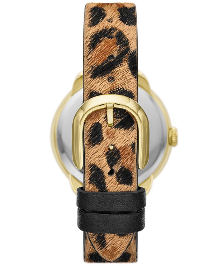 kate spade new york Women's Morningside Three-Hand Leopard Animal Print ...