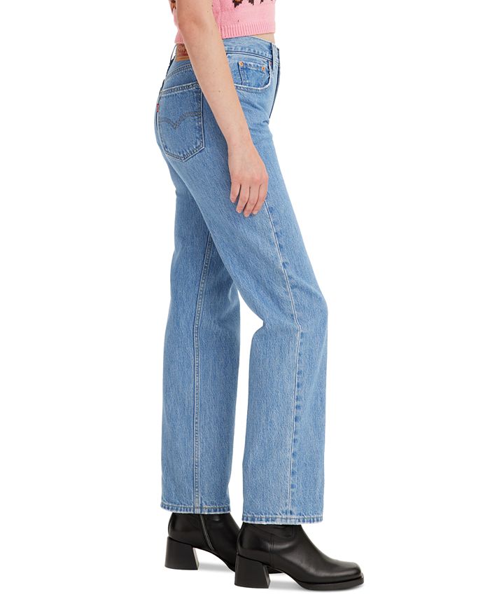 Levi's Low Pro Classic Straight-Leg High Rise Jeans - Macy's