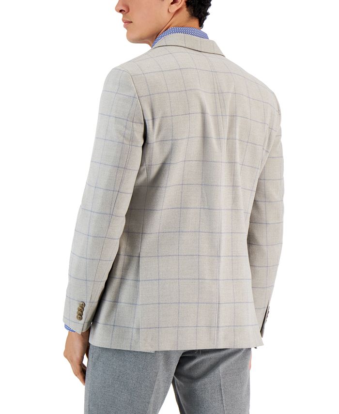 Tommy Hilfiger Men's Modern-Fit Windowpane Blazer & Reviews - Blazers & Sport Coats - Men - Macy's