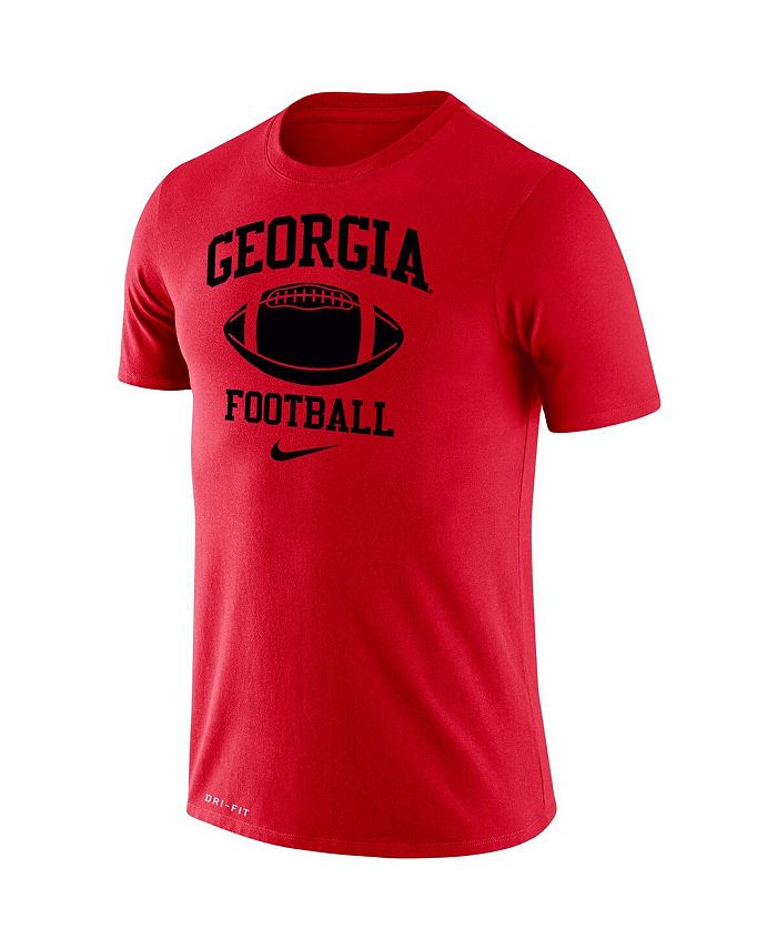 Nike Men's Red Georgia Bulldogs Big and Tall Legend Retro Football ...