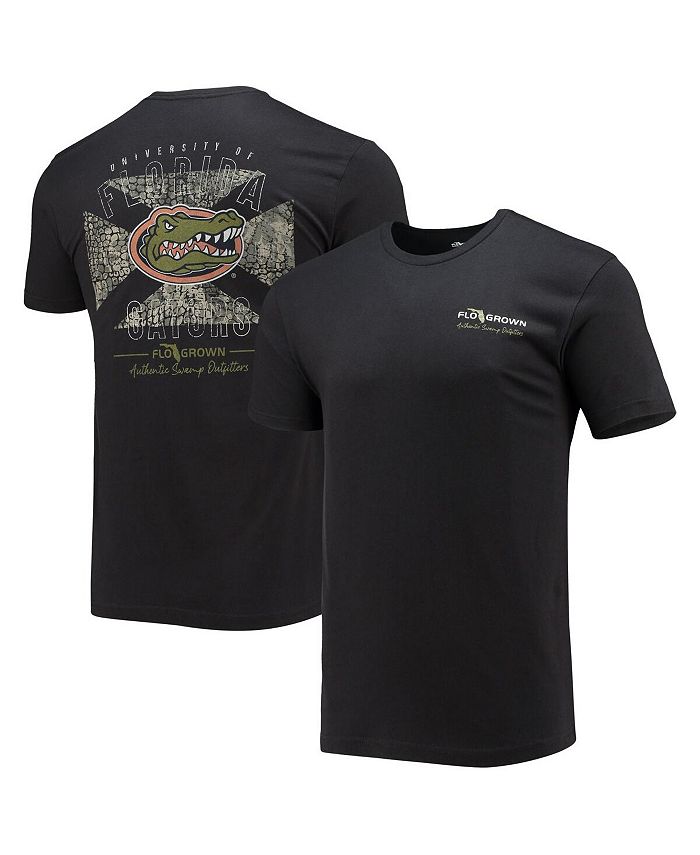 FLoGrown Men's Black Florida Gators Gator Skin Flag T-shirt - Macy's