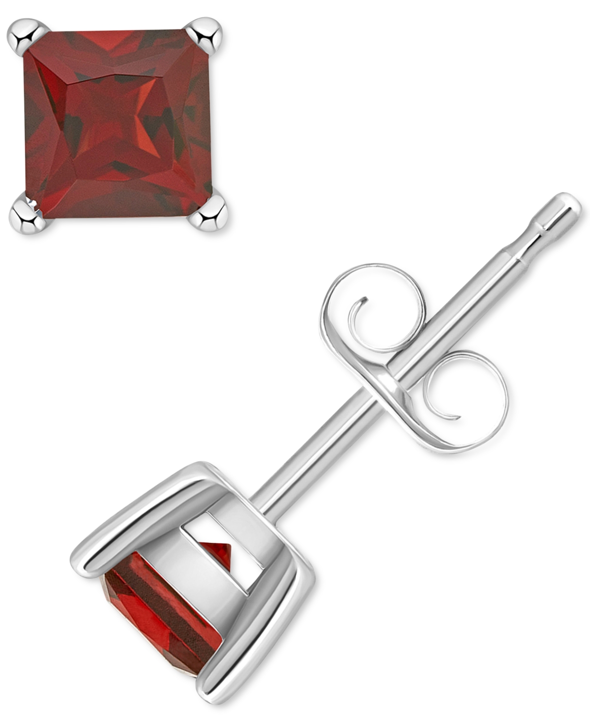 Click here for Garnet Square Stud Earrings (1 ct. t.w.) in 14k Go... prices