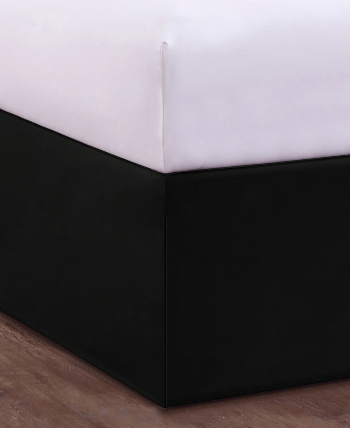 Bed Makers Magic Skirt Tailored Bedskirt  King - Black