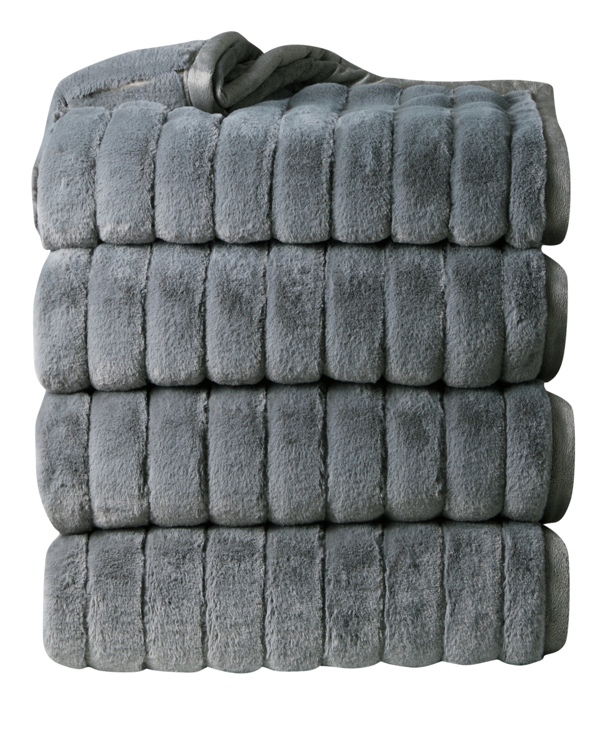 Click here for Ultra Plush Raschel Mink Blanket  Twin/Full - Ribb... prices