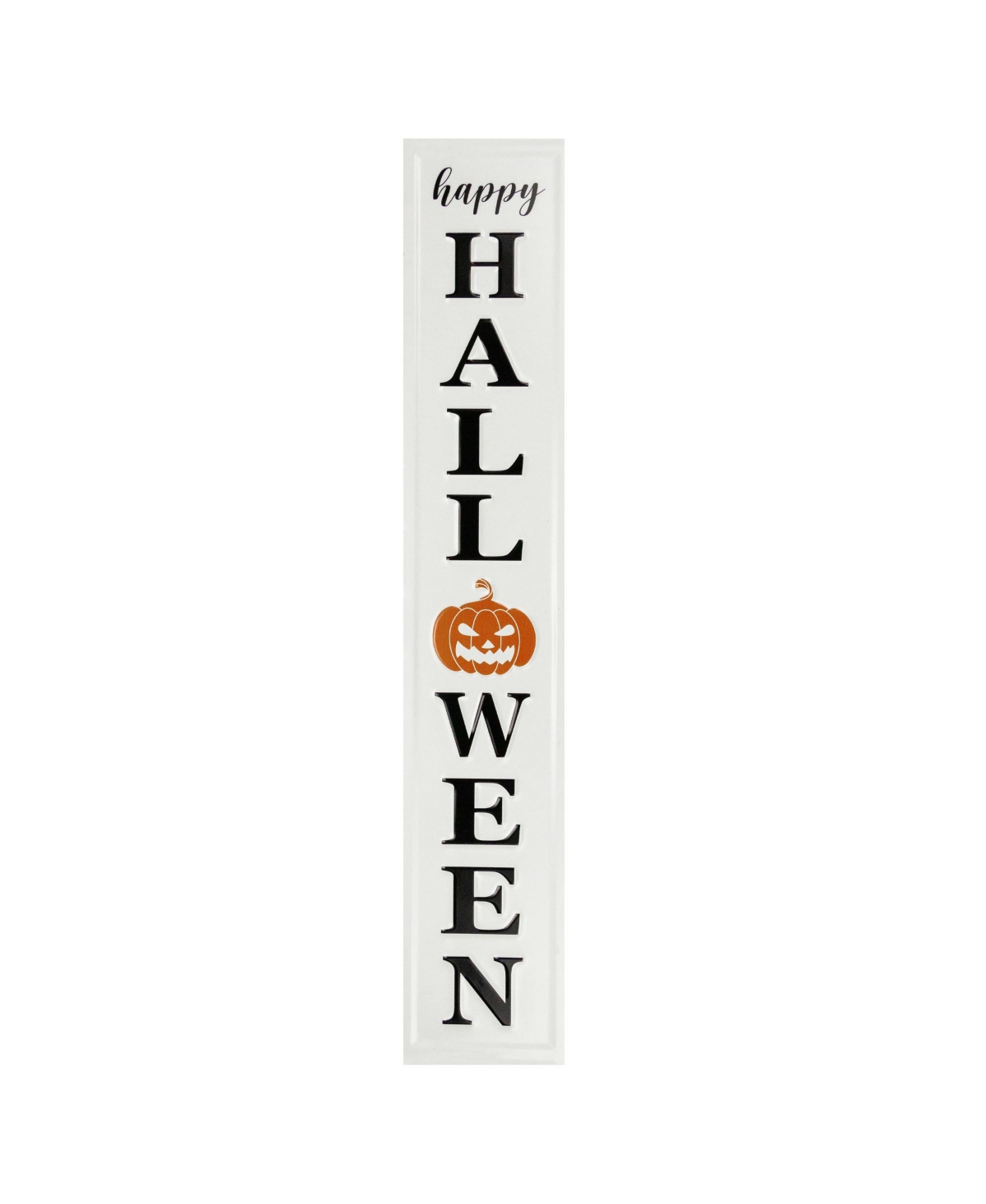 Click here for Metal Happy Halloween Wall Sign  31.5 - White prices