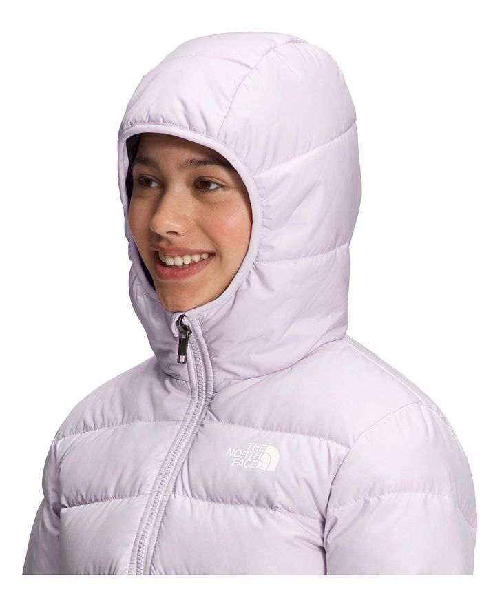 The North Face Big Girls Reversible North Down Hooded Jacket - Macy's