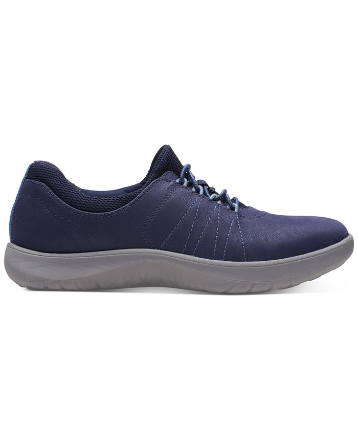 Clarks Women's Adella Stroll Lace-Up Sneakers - Macy's