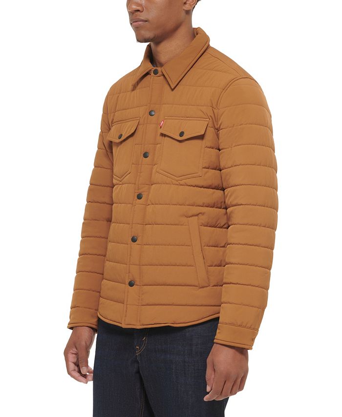 Levi's Men's Quilted Shacket & Reviews - Men - Macy's