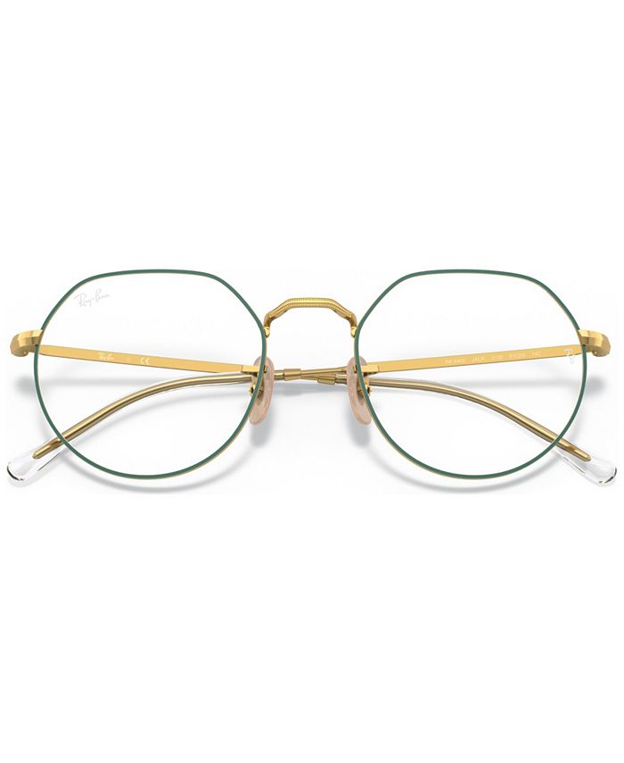 Ray-Ban RB6465 Jack Unisex Irregular Eyeglasses - Macy's