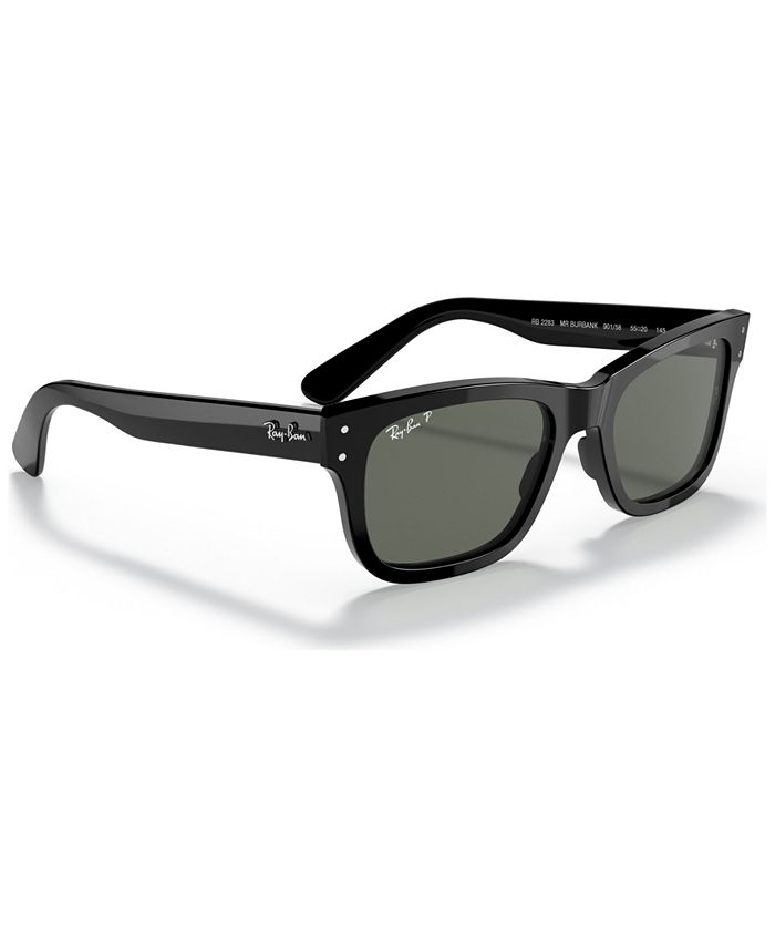 Ray-Ban Men's Polarized Sunglasses, RB2283 MR BURBANK - Macy's