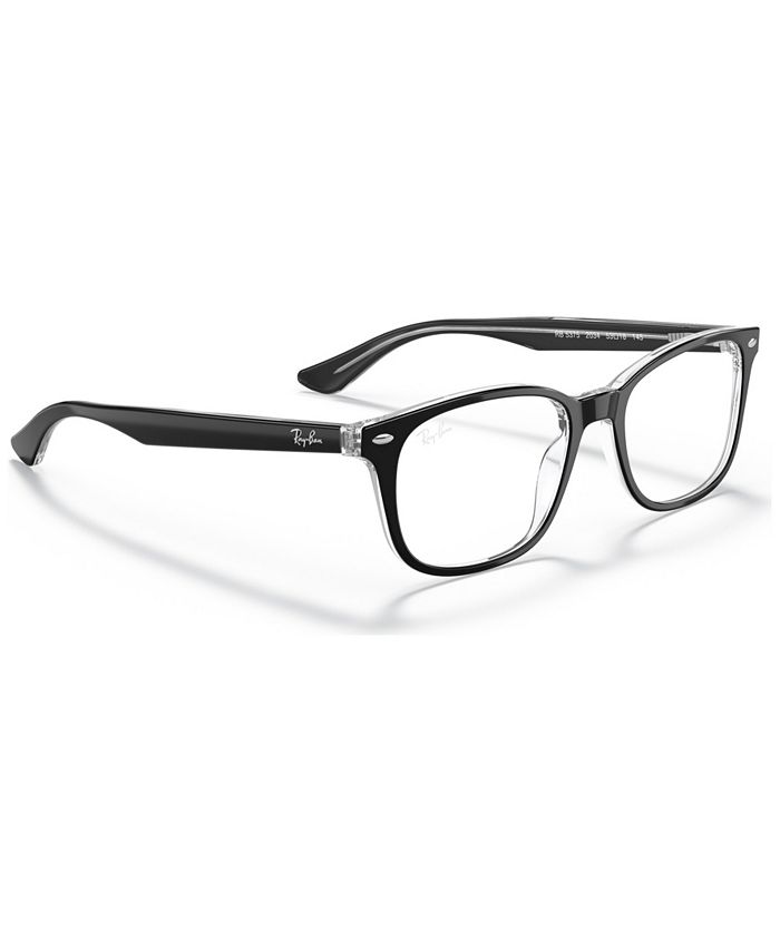 Ray-Ban RX5375 Unisex Square Eyeglasses - Macy's