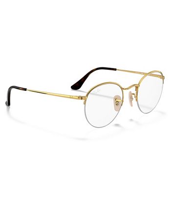 Ray-Ban RX3947V ROUND GAZE Unisex Round Eyeglasses - Macy's