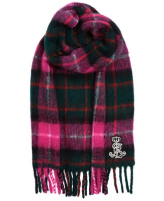Lauren Ralph Lauren Women's Lofty Scarf with Crystal Patch - Macy's