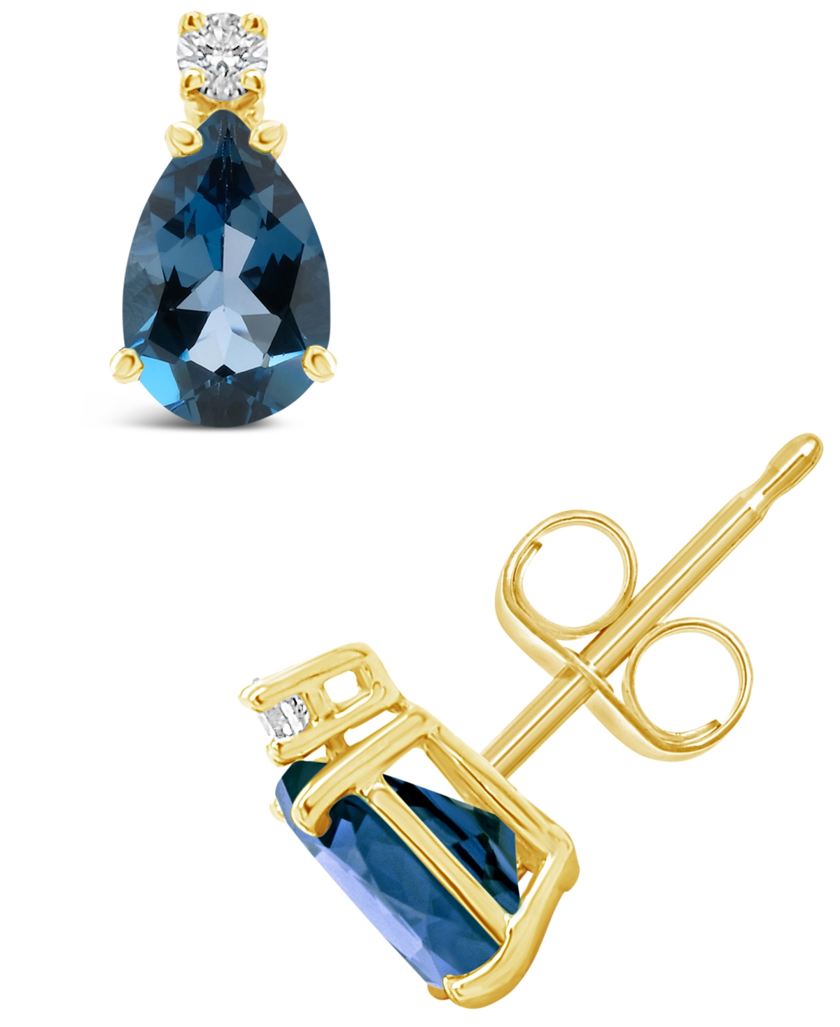 Click here for London Blue Topaz (1 ct. t.w.) and Diamond Accent... prices
