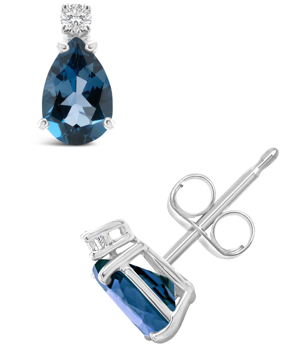 Click here for London Blue Topaz (1 ct. t.w.) and Diamond Accent... prices