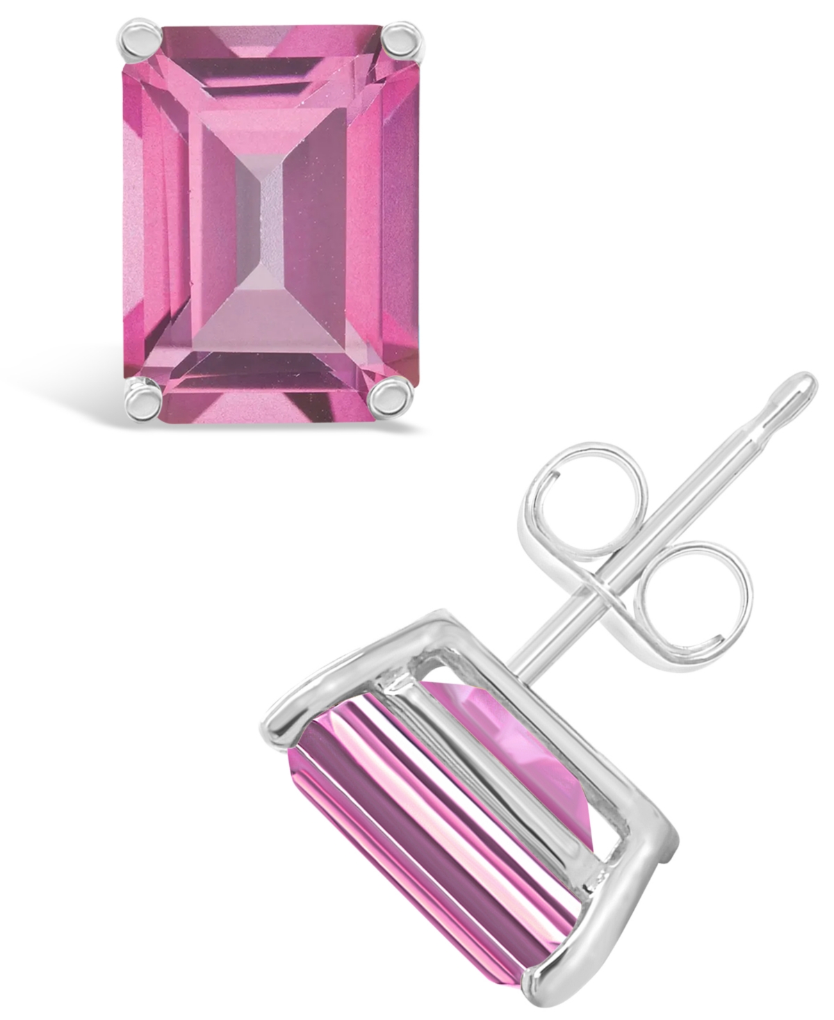 Click here for Pink Topaz (4 ct. t.w.) Stud Earrings in 14K Yello... prices