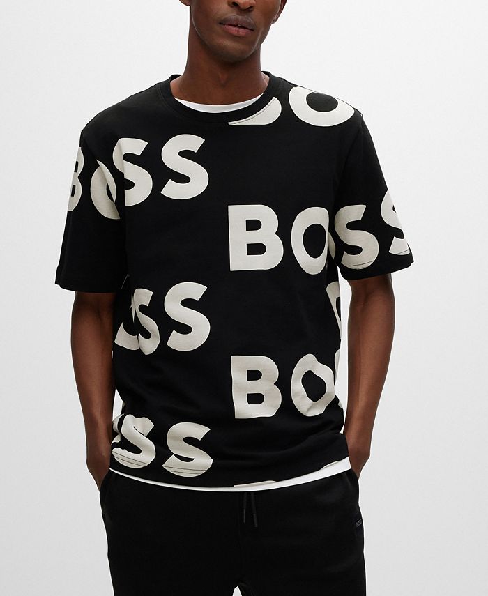 Hugo Boss Men's Cotton-Jersey Regular-Fit T-shirt - Macy's