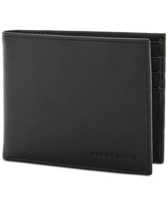Perry Ellis Portfolio Men's Leather Wallet - Macy's