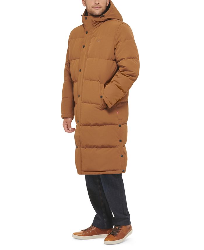 Levi's Men's Quilted Extra Long Parka Jacket - Macy's