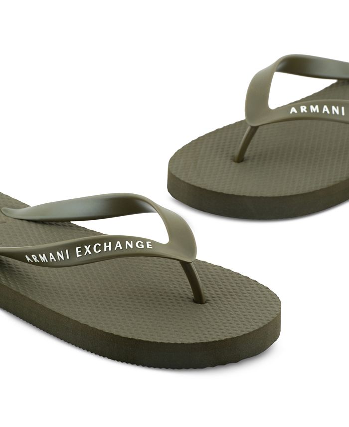 A|X Armani Exchange Men's Flip-Flop Sandal - Macy's