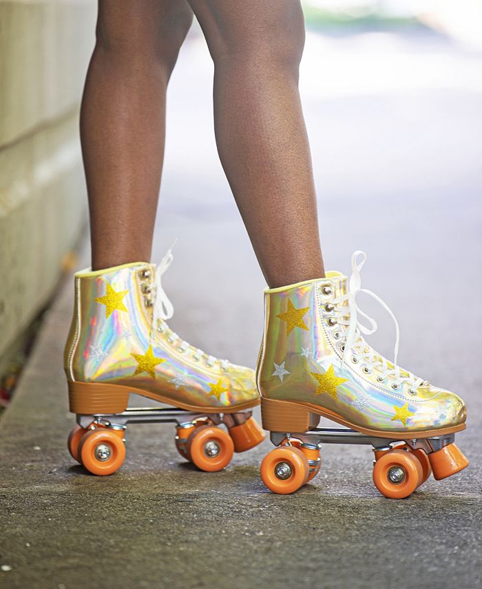 Cosmic Skates Women's Star 2 Piece Roller Skates Shoes Set - Macy's