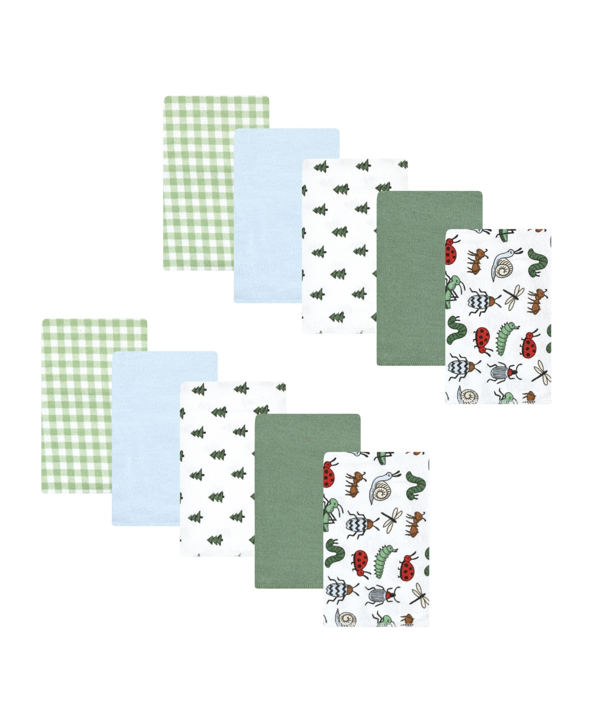 Click here for Hudson Baby Boys Ten-Piece Cotton-Poly Flannel Bur... prices