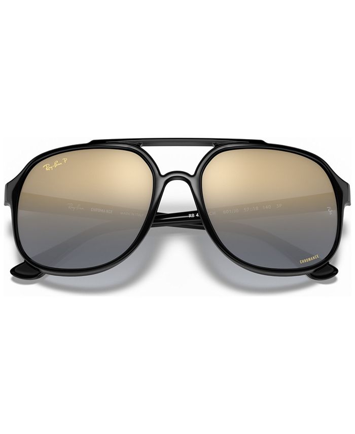 Ray-Ban Polarized Sunglasses, RB4312 CHROMANCE - Macy's