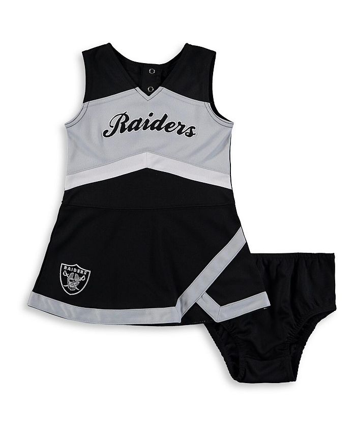 Outerstuff Infant Girls Black, Gray Las Vegas Raiders Cheer Captain ...