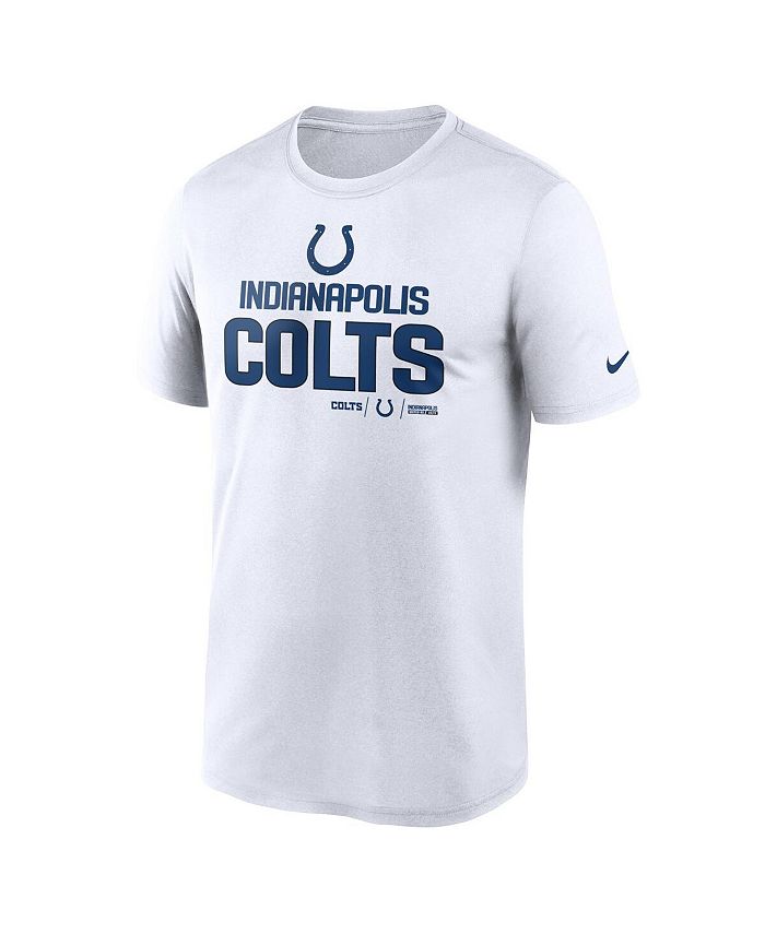 Nike Men's White Indianapolis Colts Legend Community Performance T ...