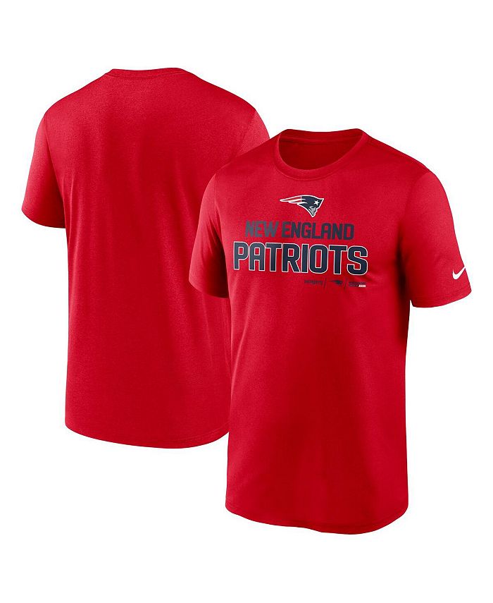 Nike Men's Red New England Patriots Legend Community Performance T ...