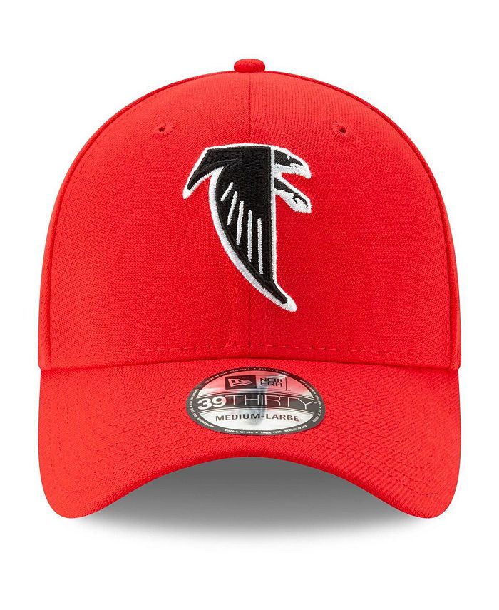 New Era Men's Red Atlanta Falcons Team Classic Throwback 39THIRTY Flex ...