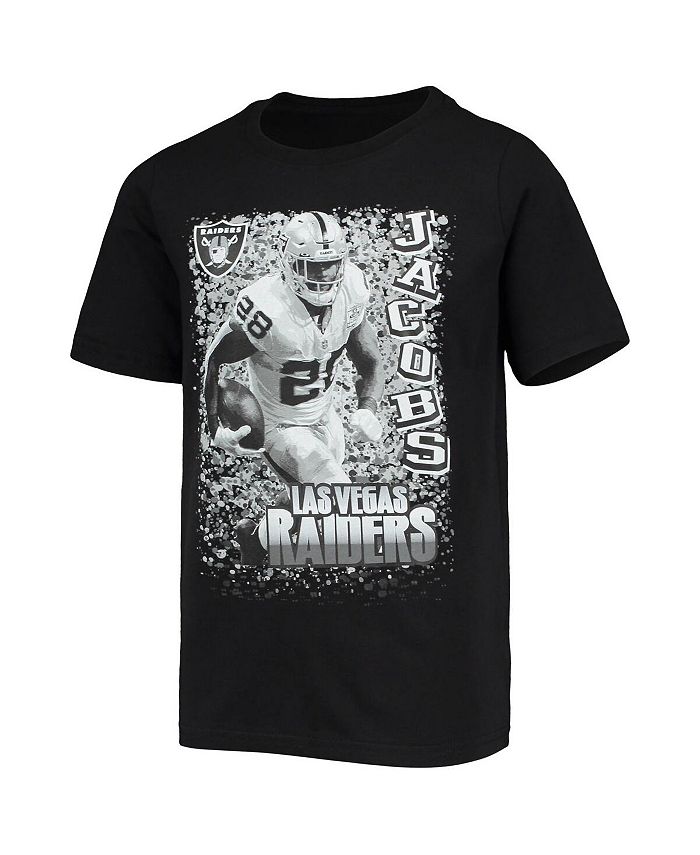 Outerstuff Men's Josh Jacobs Black Las Vegas Raiders U Da Man T-shirt ...
