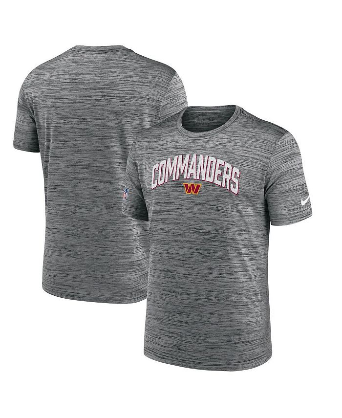 Nike Men's Gray Washington Commanders Velocity Athletic Stack ...
